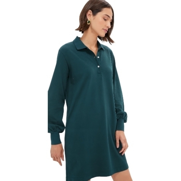 Tuckernuck | Dresses | Tuckernuck Dark Green June Bug Pique Frances ...